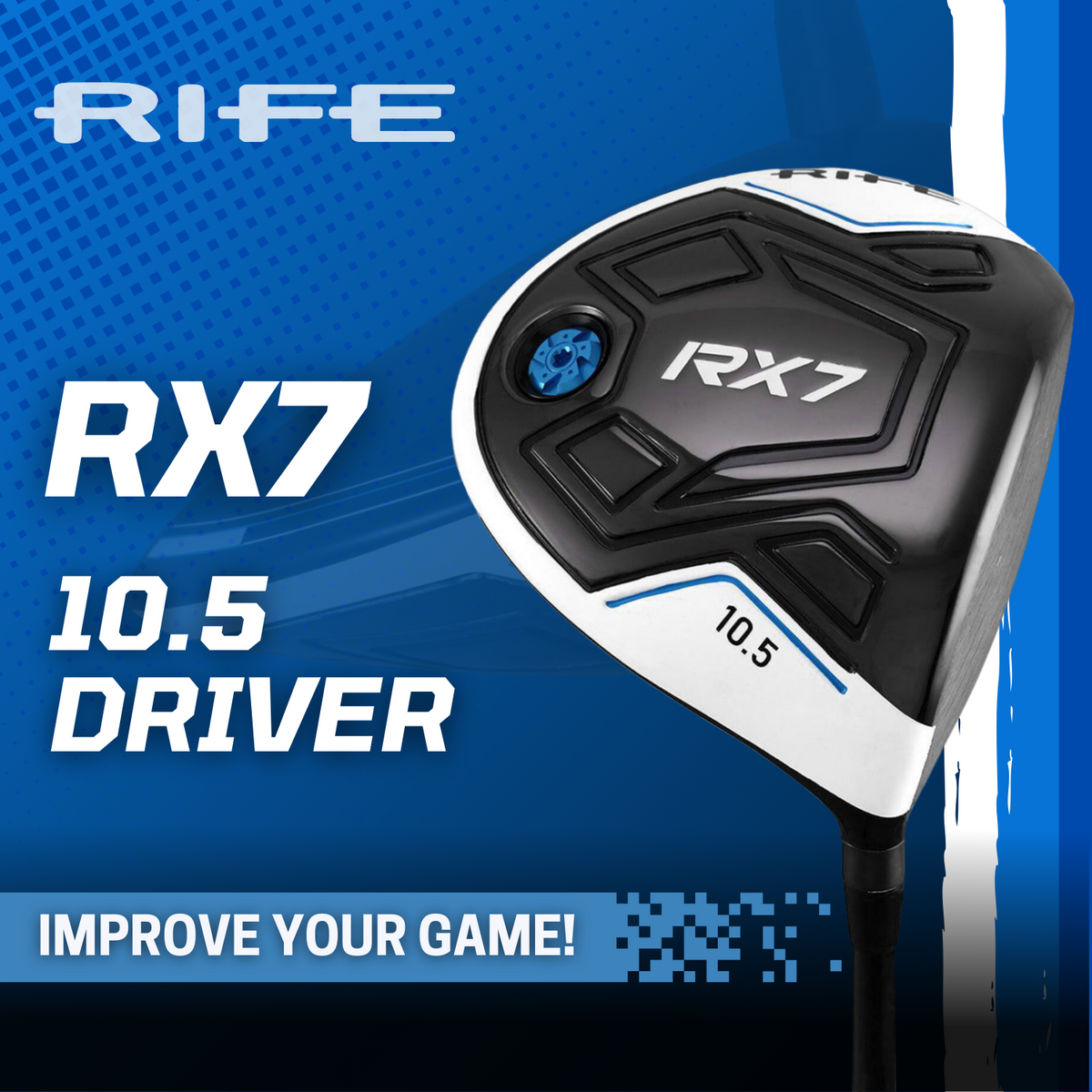 Rife RX7 10.5 Degree Driver Men's Golf Club – PACIFIC GOLF CLUBS