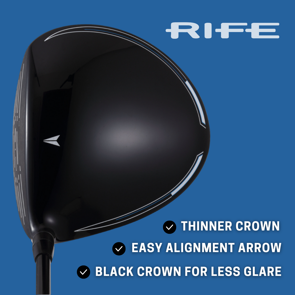Rife RX7 9.5 Degree Driver Men's Golf Club – PACIFIC GOLF CLUBS