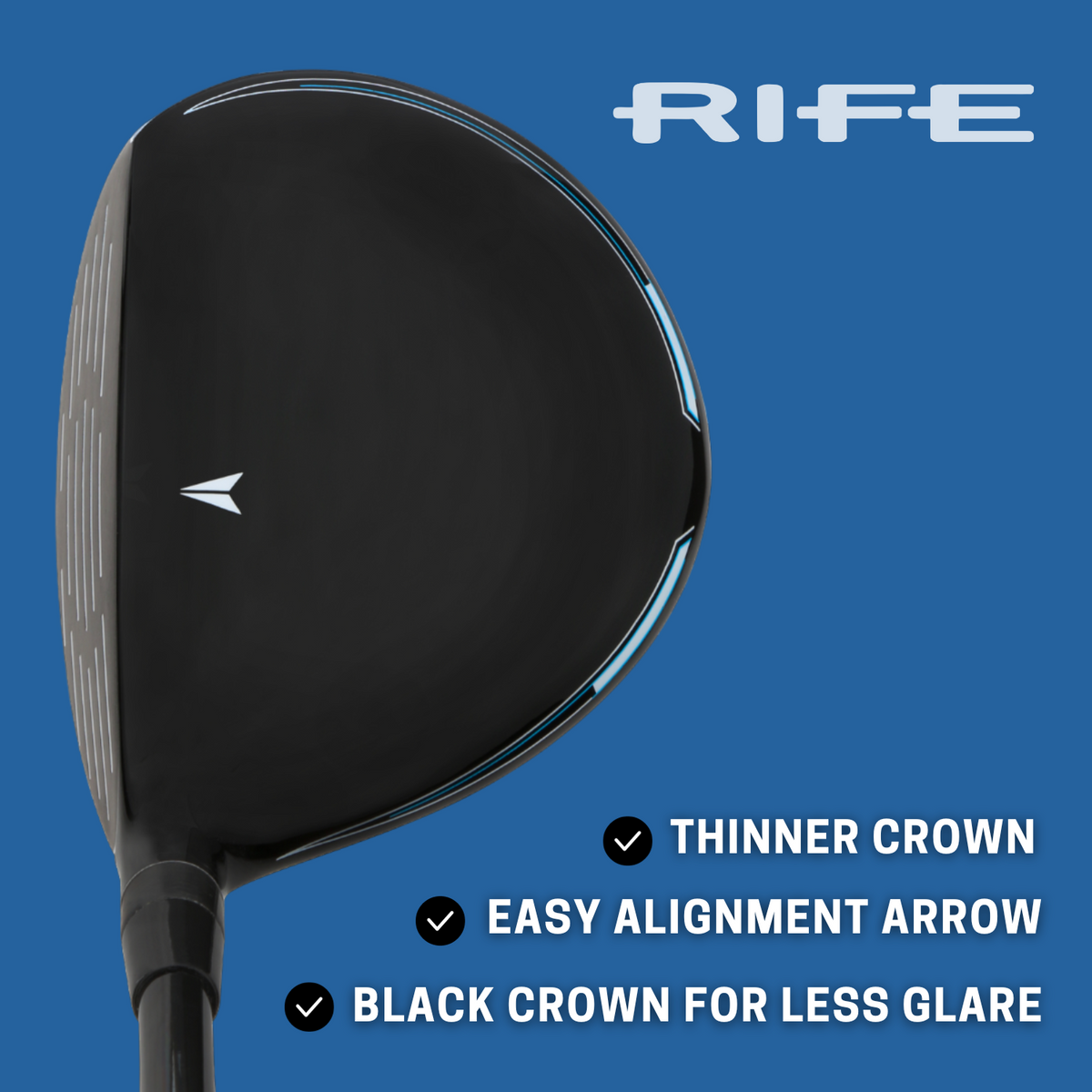 Rife Golf Men's RX7#3 Fairway Wood Club – PACIFIC GOLF CLUBS