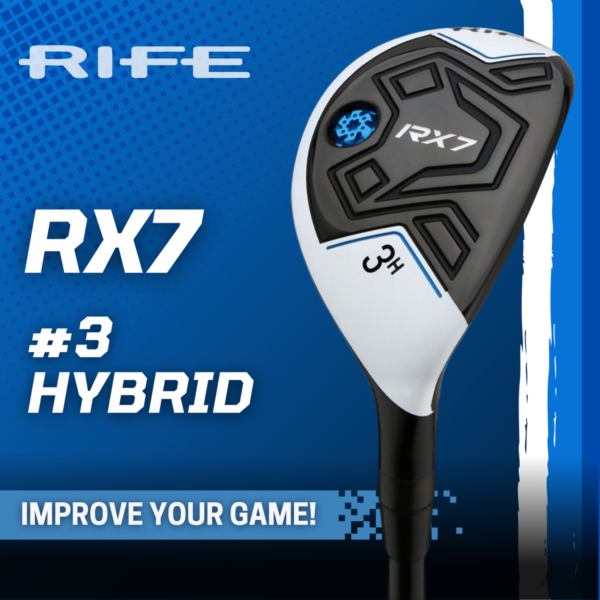 Rife RX7 #3 Hybrid Golf Club – PACIFIC GOLF CLUBS